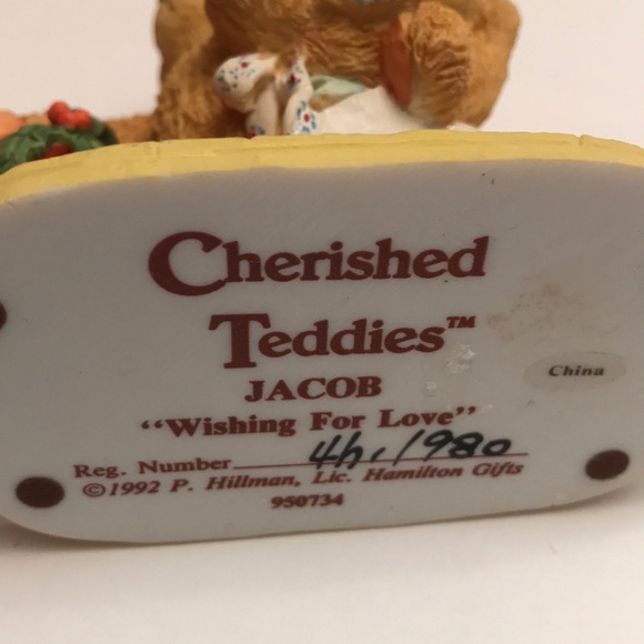 Cherished Teddies | Holiday | Vintage Retired Cherished Teddies Jacob ...